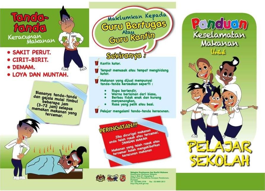 Amal panduan makanan selamat elak keracunan