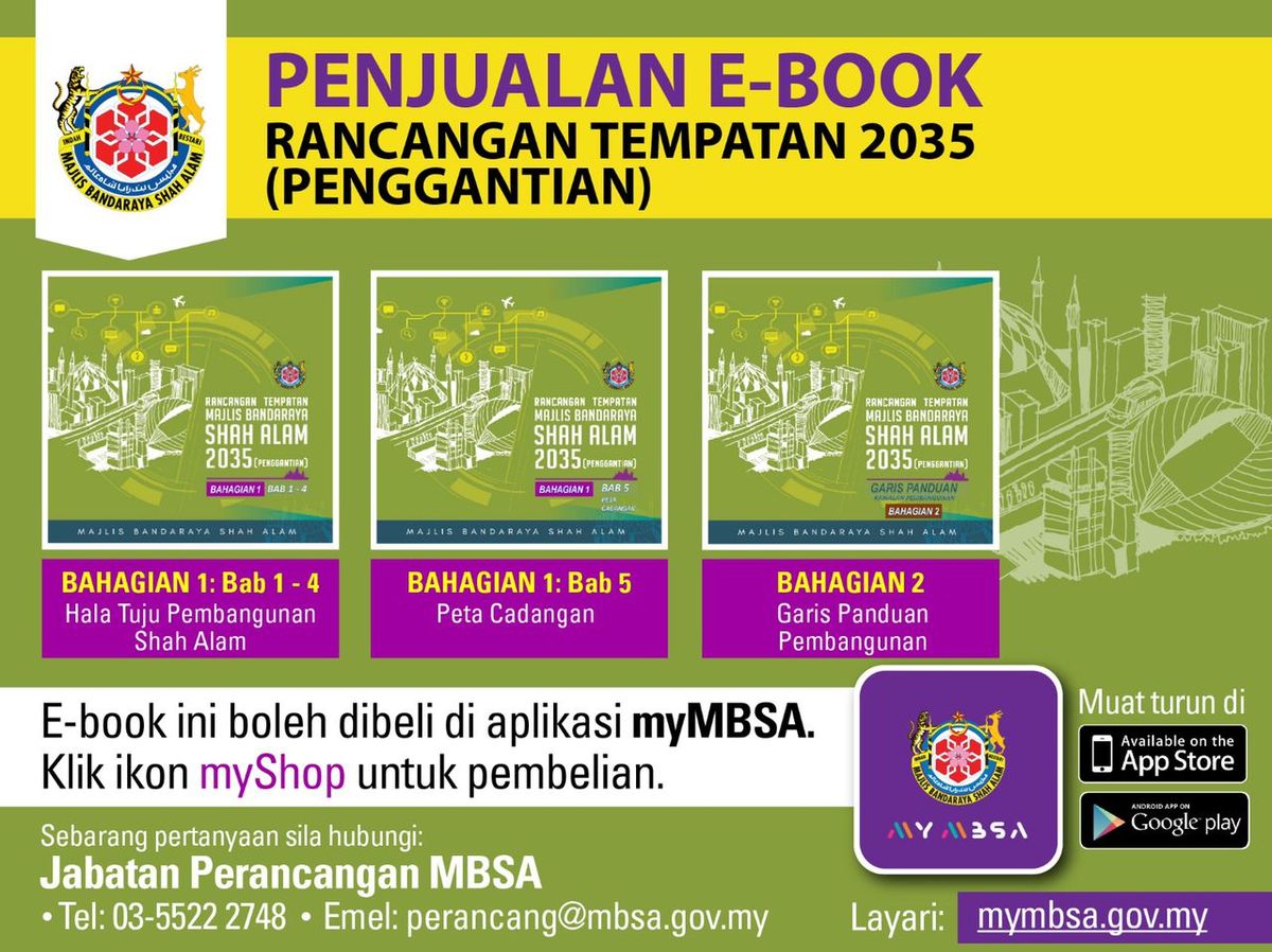 MBSA tawar jualan e-Book Rancangan Tempatan 2035 di aplikasi MyMBSA ...