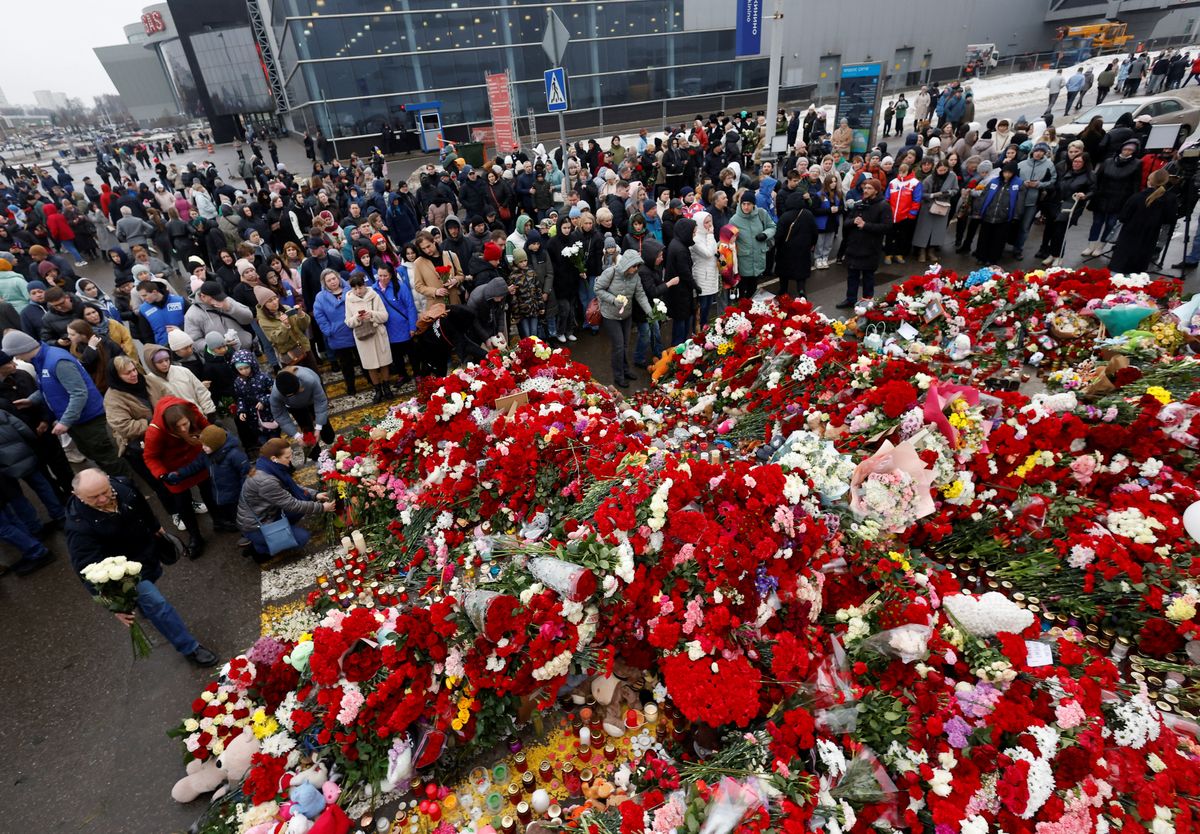 Russia mourns as suspects charged in deadly concert hall attack - Media ...