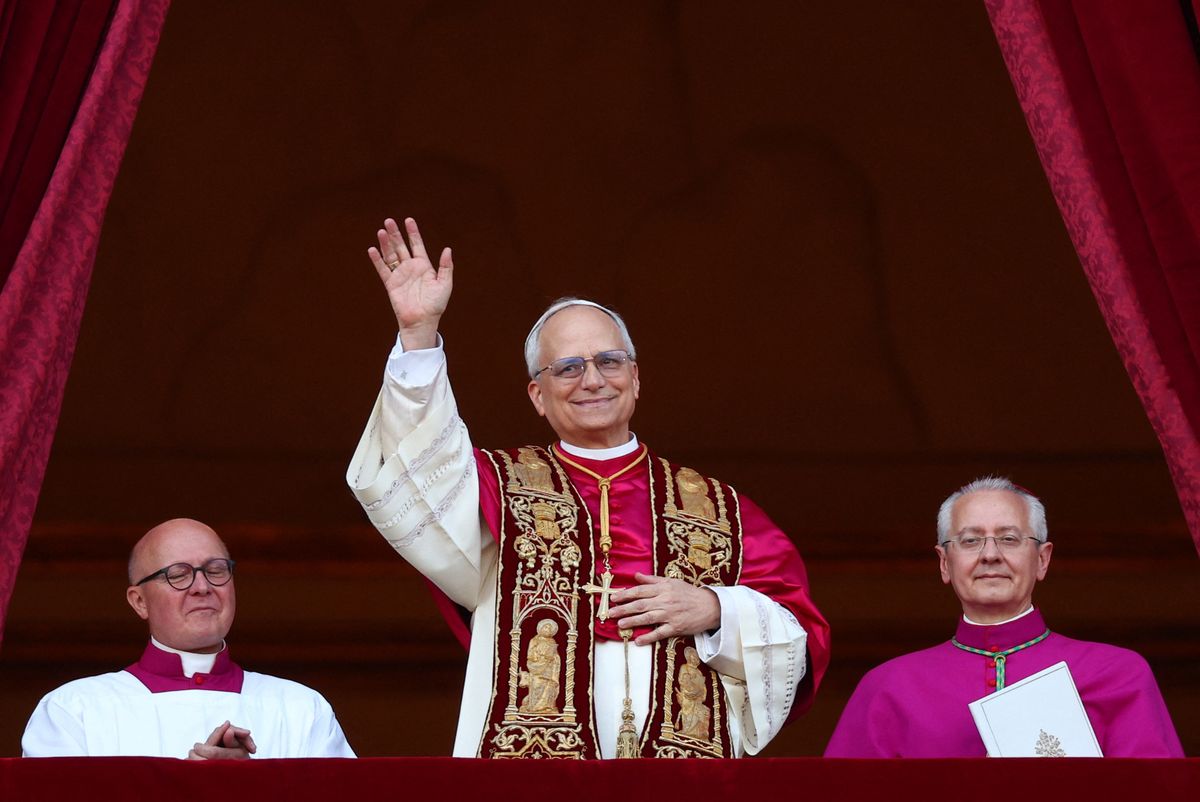 Prevost surprises as first US pope, takes name Leo XIV
