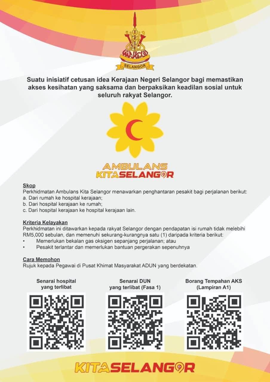 Ambulans Kita Selangor provides free non-emergency services - Media ...