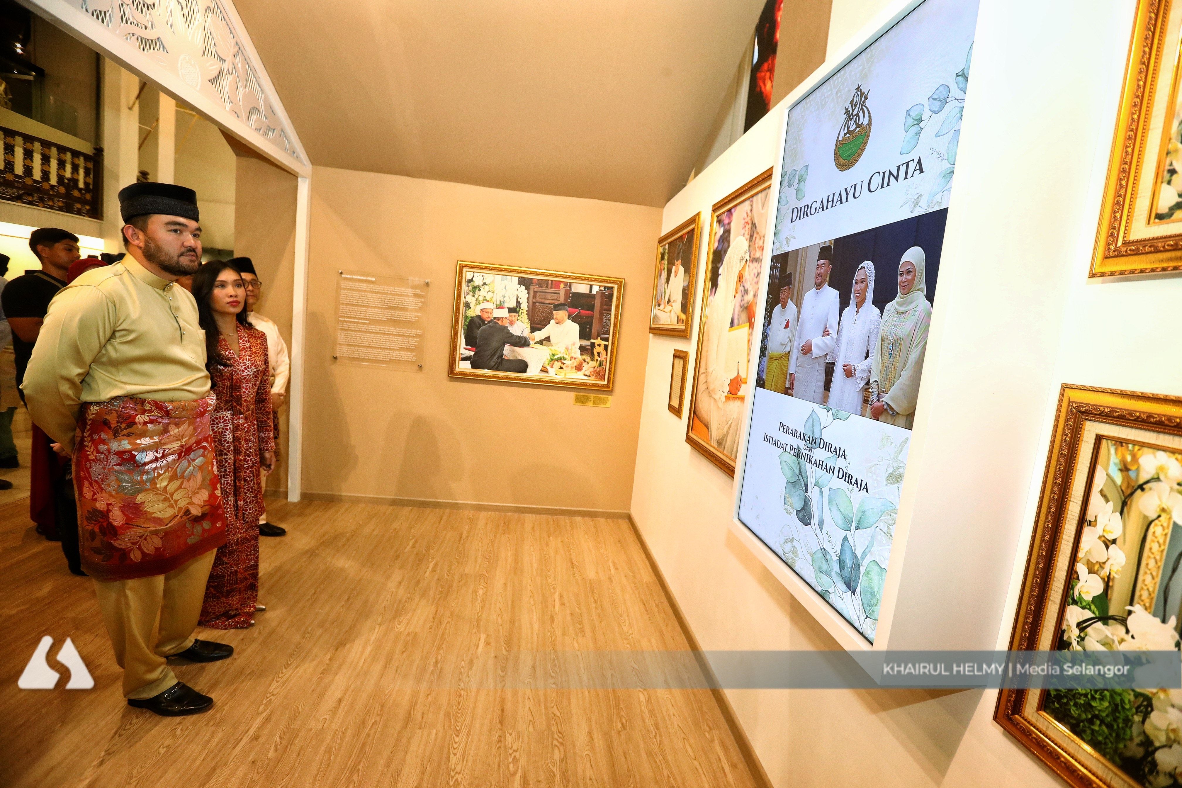 Raja Muda Selangor, isteri berkenan rasmi pameran Dirgahayu Cinta